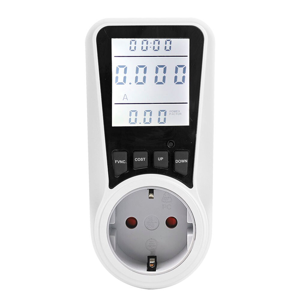 230V Eu Digitale Lcd Ac Power Meter Wattmeter Voor... – Vicedeal