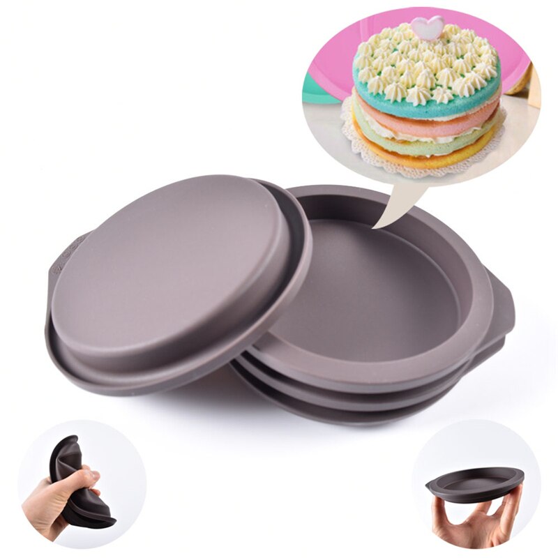 Rainbow Cake Baking Pan Silicone Layer Mousse Cake... – Vicedeal