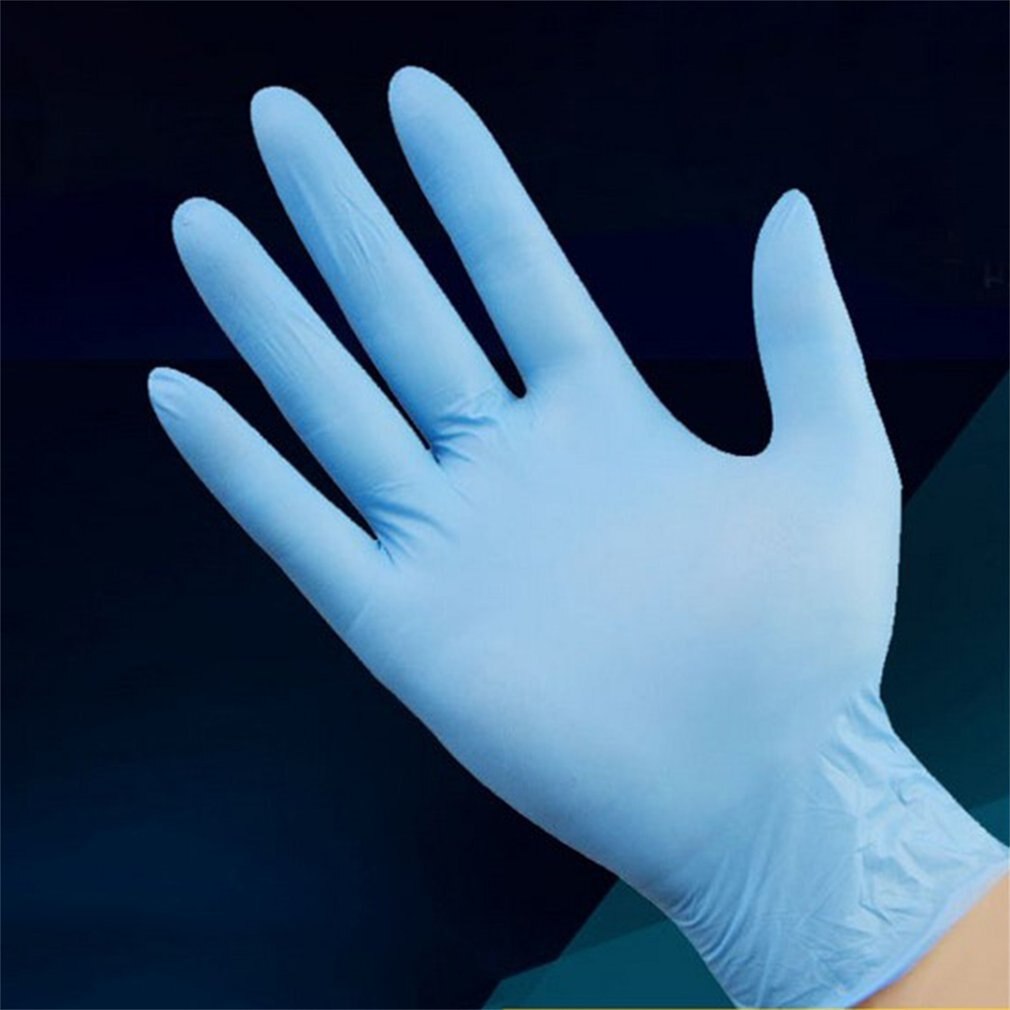 100pcs/box Blue Nitrile Disposable Gloves Wear Res... – Vicedeal