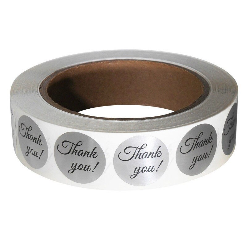 500 Pcs/Roll Kraftpapier Dank U Stickers Waarderin... – Grandado