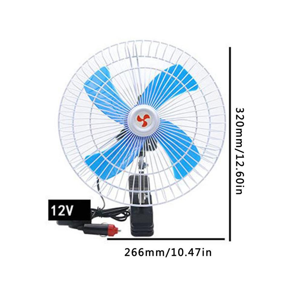 10 Inch 12V Car Electric Fan Big Truck Car Van Sha... – Grandado