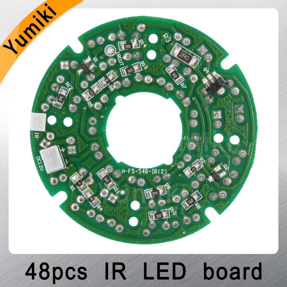 Yumiki Infrared 48 x 5 IR LED board for CCTV cameras night vision ...