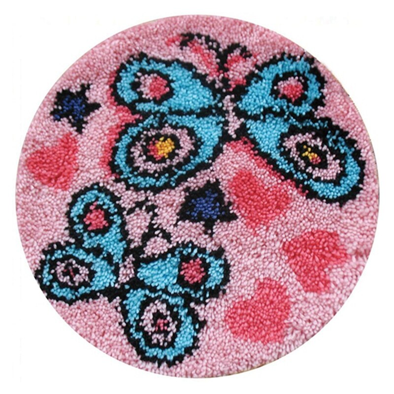 Latch Hook Kits DIY Crochet Yarn Kits,Butterfly Ca... – Grandado