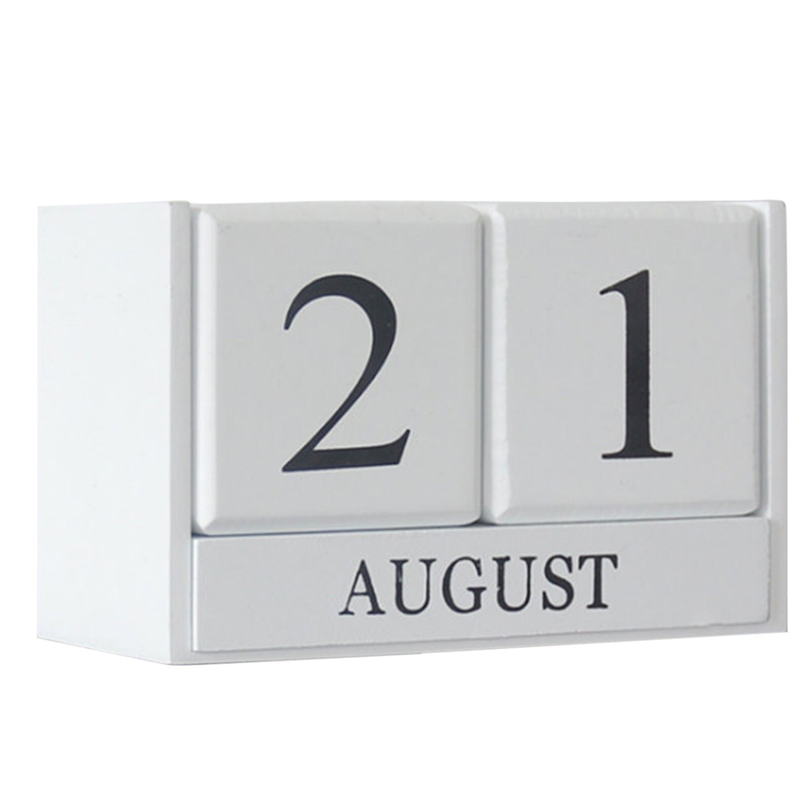 Vintage Wooden Calendar Desktop Date Display Home ... – Grandado