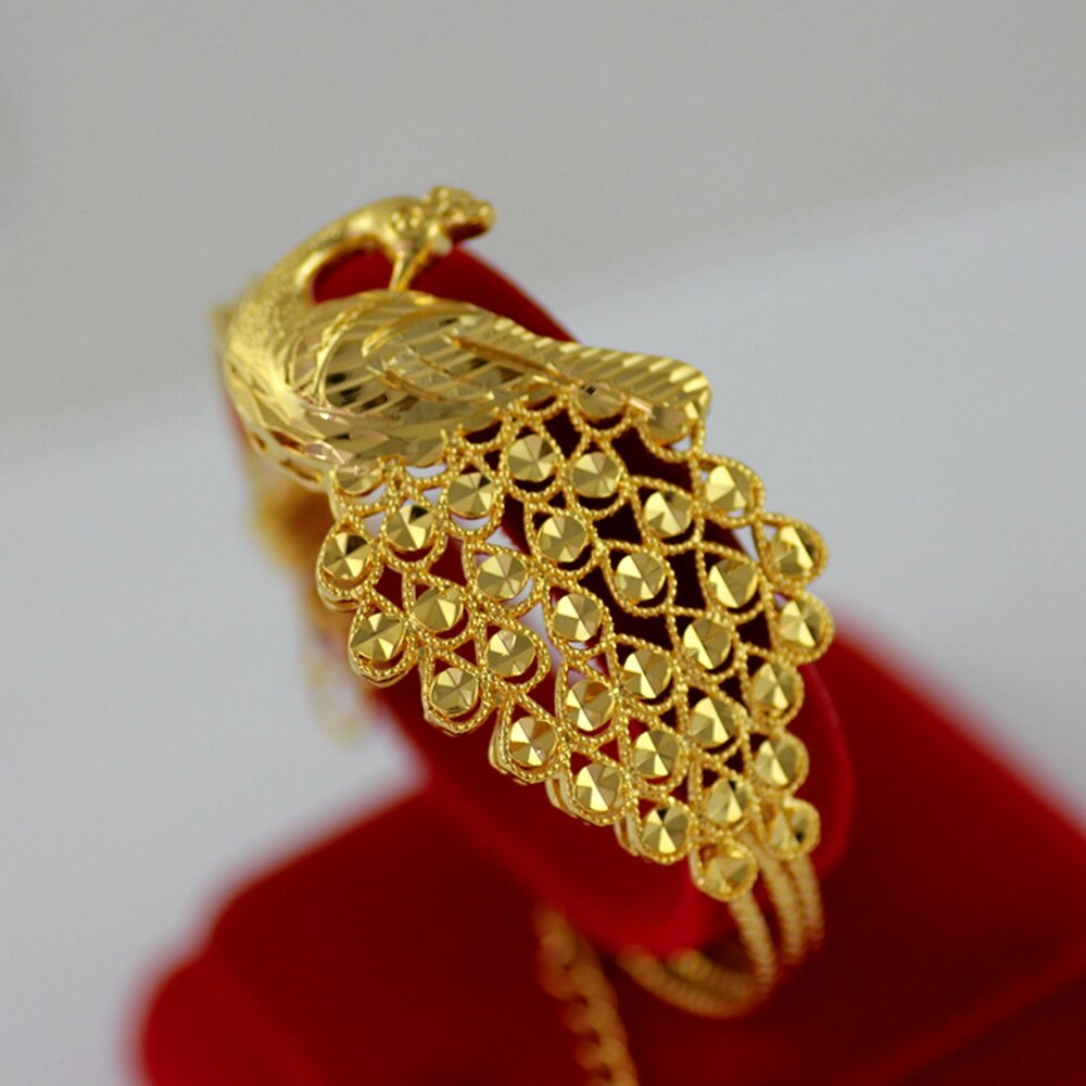 Pauw Filigraan Manchet Bangle Geel Goud Gevuld Wom... – Grandado