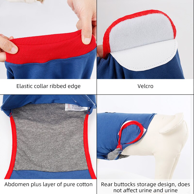 Pet Dog Recovery Suit Wound Protection Anti-lickin... – Grandado