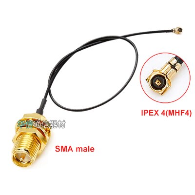 2Pcs 10cm IPEX4 to SMA MHF4 SMA-J RP-SMA RF Pigtai... – Grandado