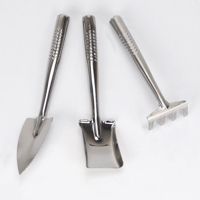 3pcs/set Stainless Steel Gardening Kit Shovel Spad... – Vicedeal