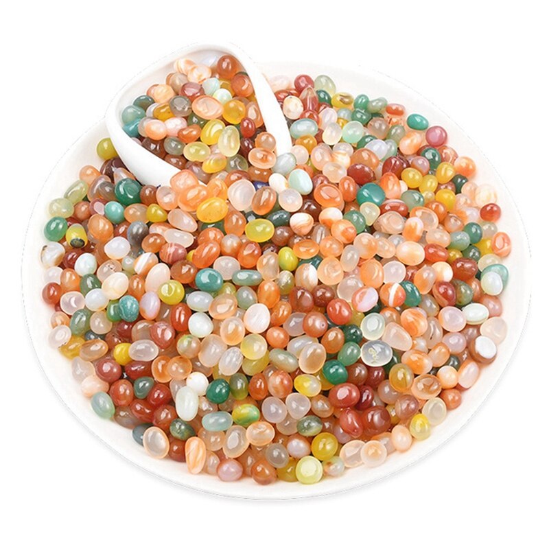 Assorted Crystal Pebbles,Smooth Natural Decorative... – Grandado