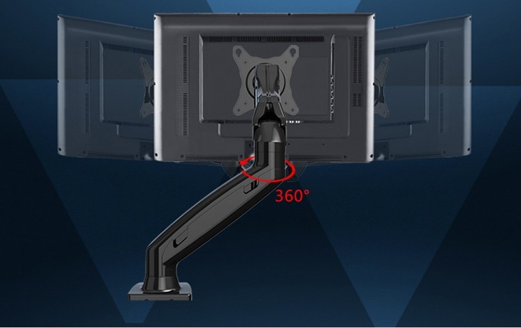 Dual Monitor Holder NB F160 2 Screens Mount Gas Sp... – Grandado