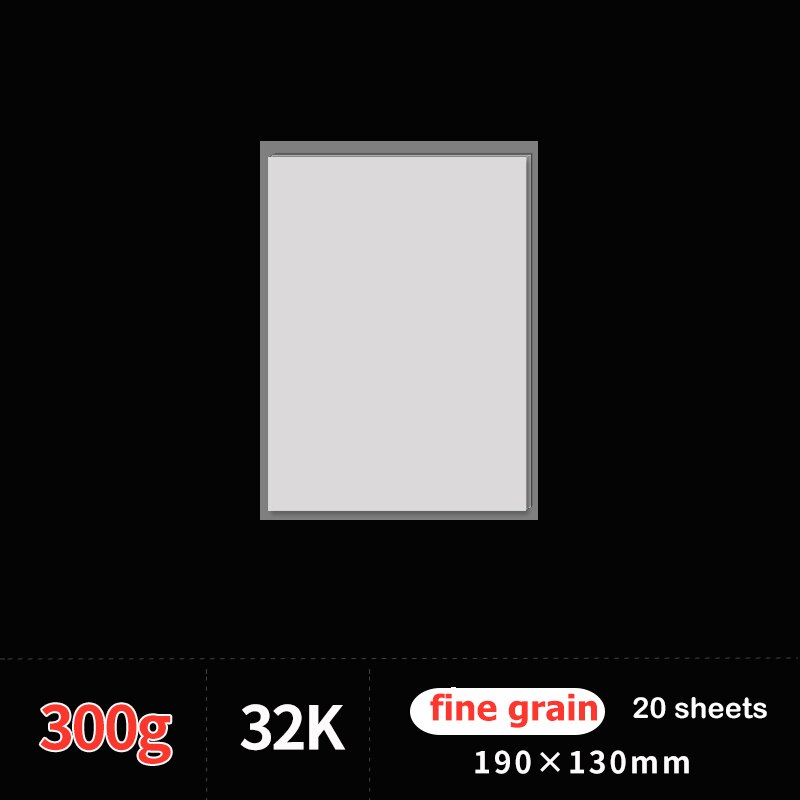 100% Cotton Watercolor Paper 300g/m2 20Sheet Water... – Grandado