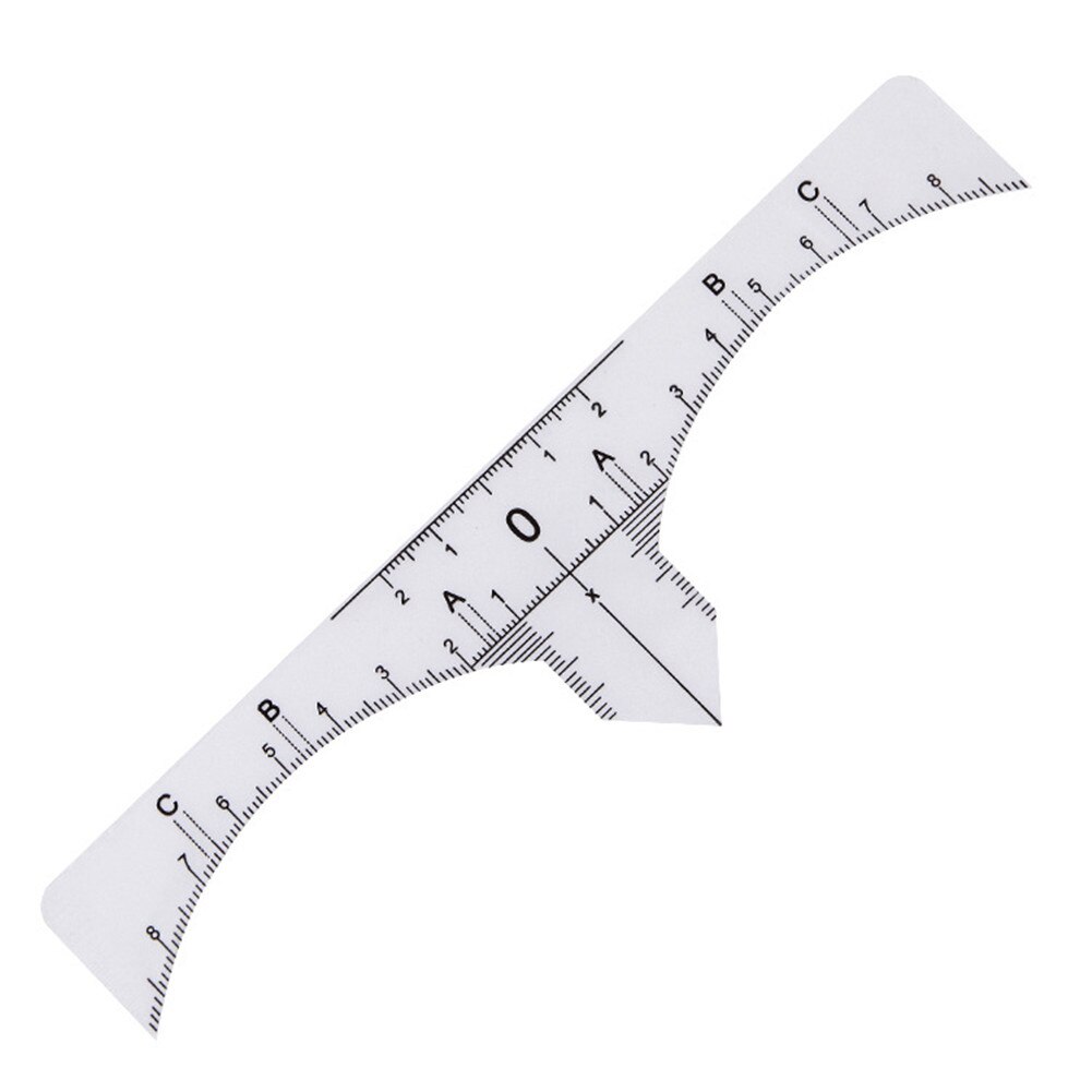 10pcs/set Disposable Eyebrow Ruler Stickers Stenci... – Grandado
