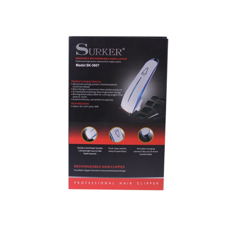 surker electric hair trimmer SK-5607 corded electr... – Grandado