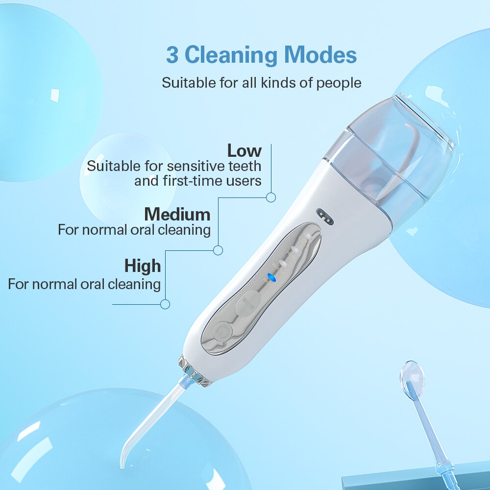 AZDENT HF-5 Cordless Water Dental Flosser Portable... – Vicedeal