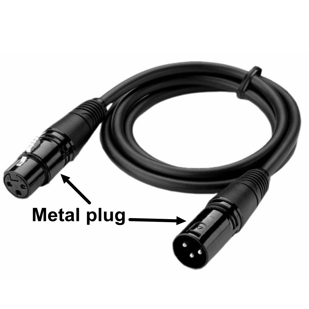 Cable de señal DMX de 3 pines con enchufe de Metal... – Grandado