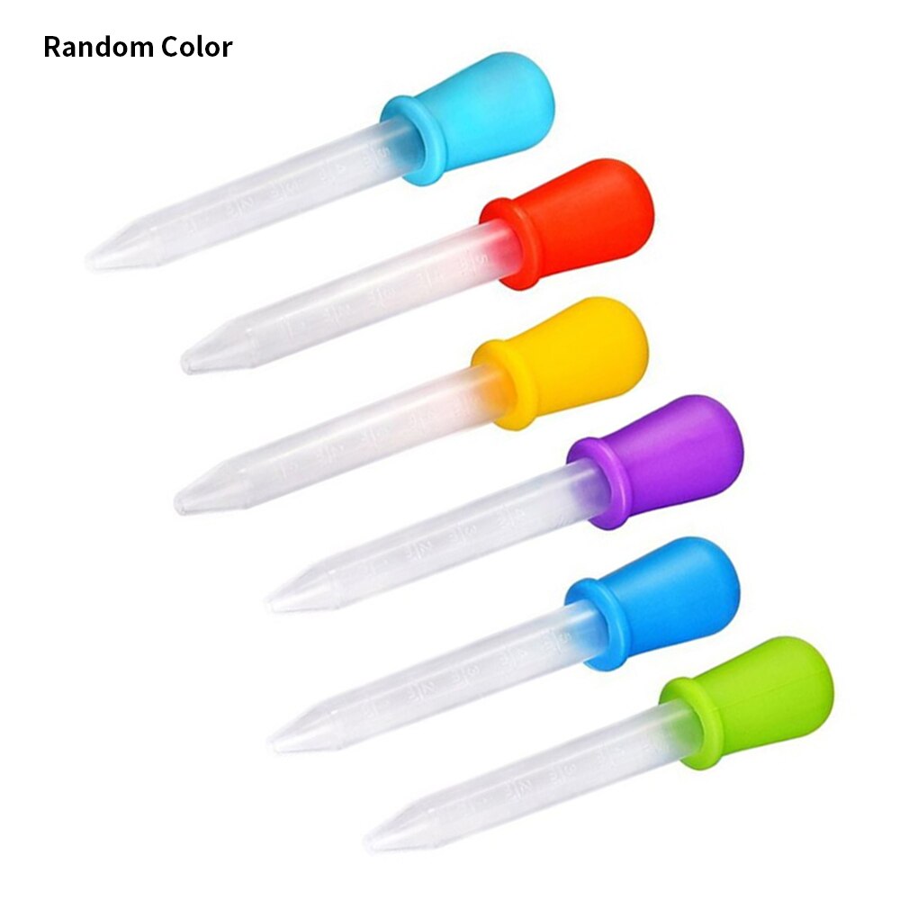6/10 pièces bébé compte-gouttes en plastique Silic... – Grandado
