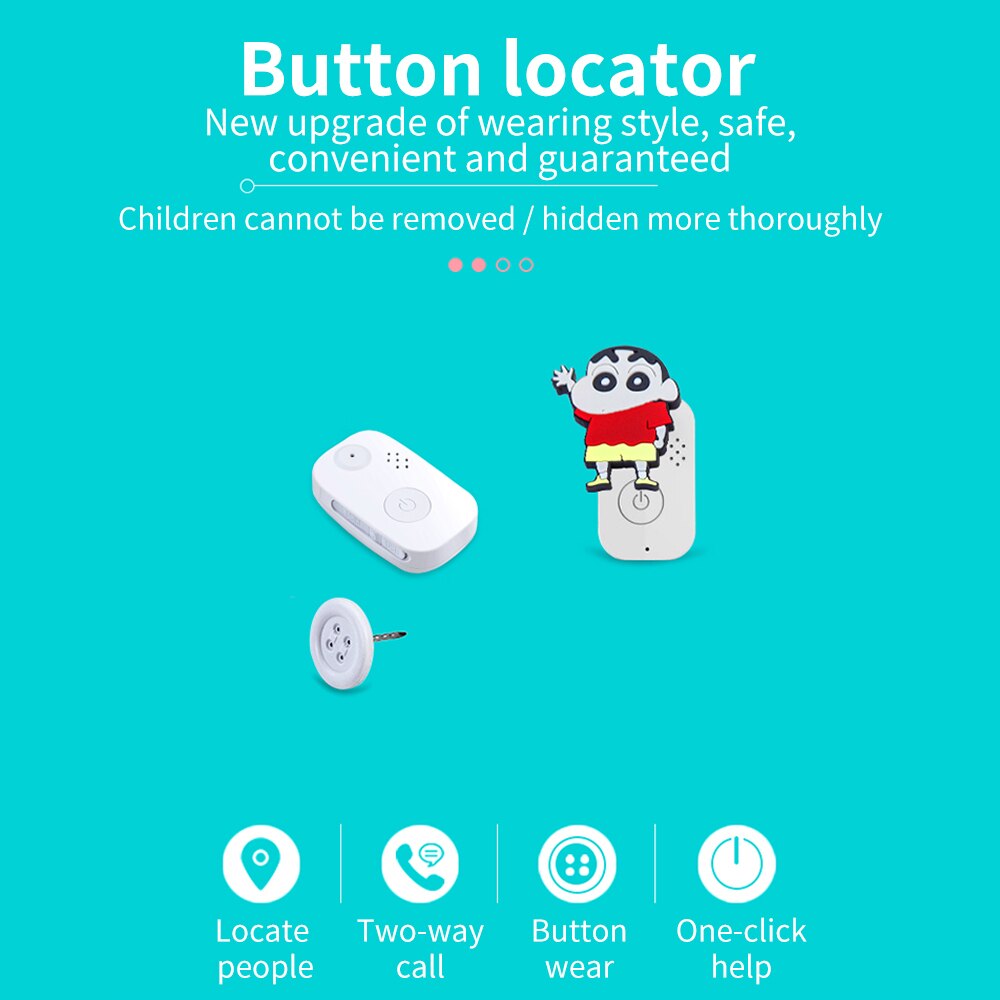 Child push button GPS locator for elderly and baby... – Grandado