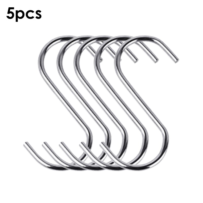 5/10PCS Hooks S Shaped Hanging Pan Pot Holder Rack... – Vicedeal