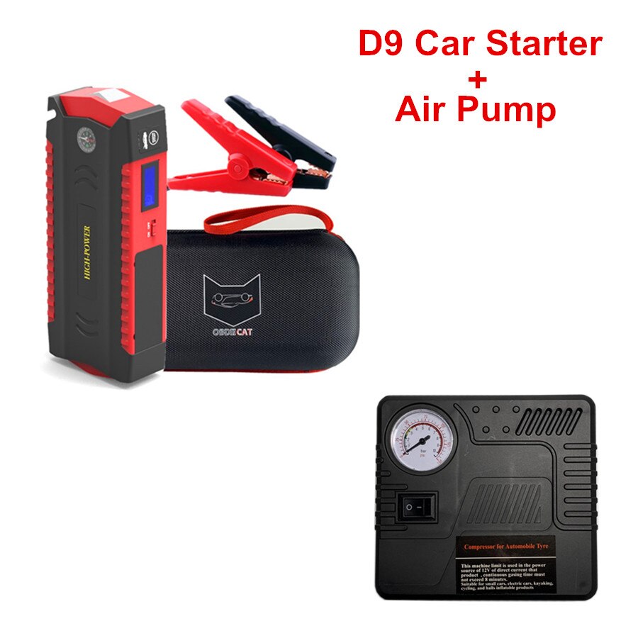 Newest D9 12V Portable Car Jump Starter Pack Boost... – Vicedeal