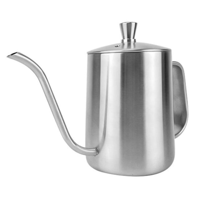 Long Narrow Spout Goosenec Coffee Kettle Pot Stain... – Grandado