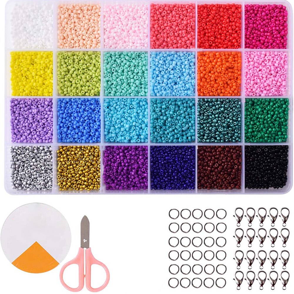 2mm blandede farver pearlize akryl perler perle sm... – Vicedeal