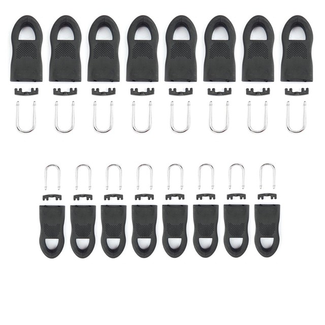 16PCS Universal Metal Replacement Head Repair Zip ... – Vicedeal