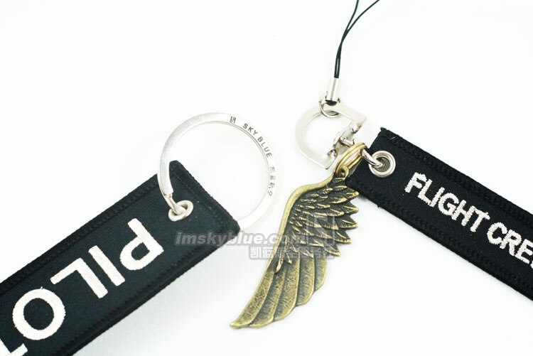 Pilot Tag & Flight Crew Strap with Metal Wing Spec... – Grandado