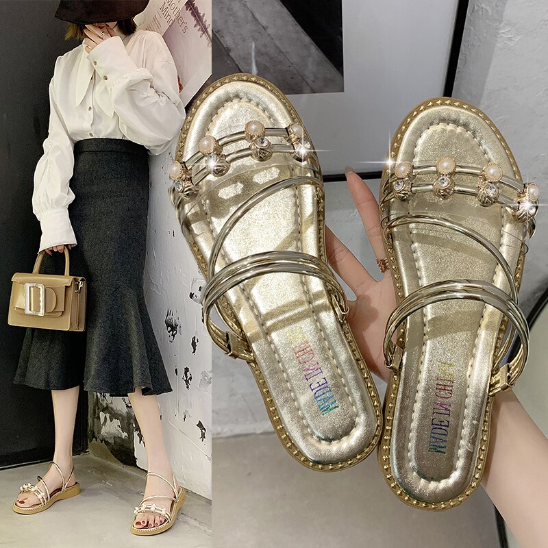 Big Size Vrouwen Slippers Denim Twist Gevlochten P... – Vicedeal