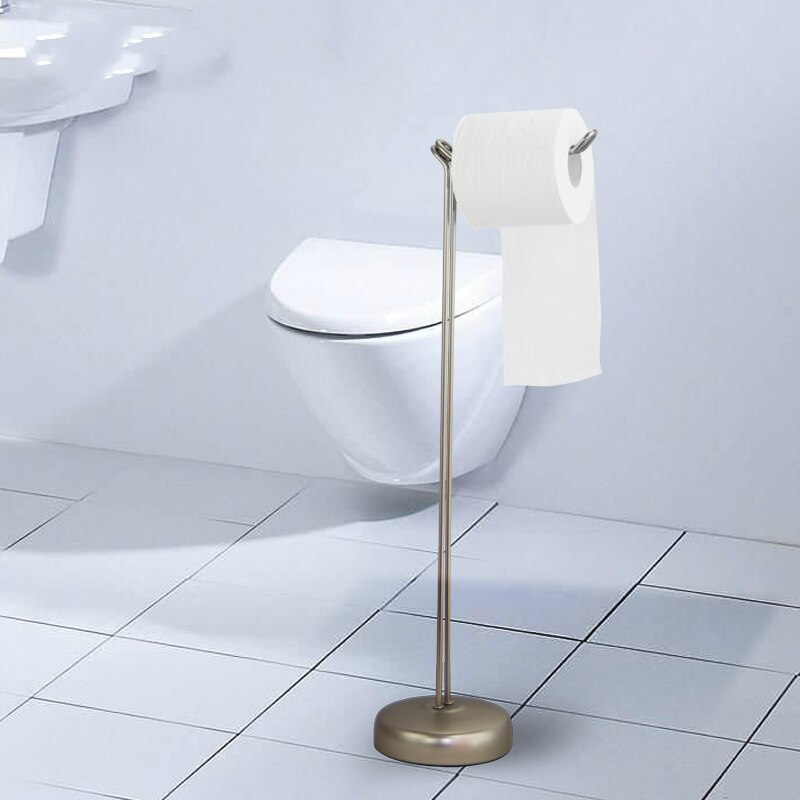 Floor Toilet Paper Rack Chrome Toilet Paper Rack F... – Grandado