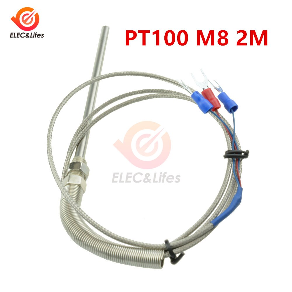 K Type Thermocouple Stainless Steel Probe Sensor P Vicedeal