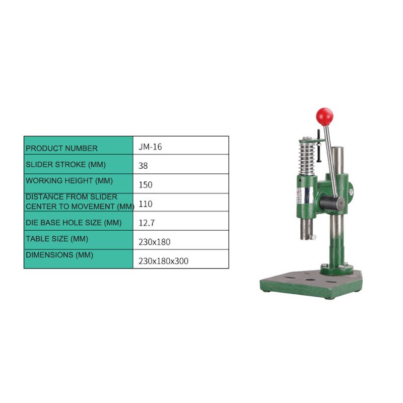Industrial Desktop Mini Manual Punching Press Roun... – Grandado