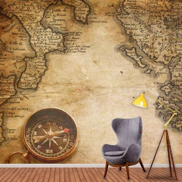 Compass 3 Dimensional Wallpaper 289465088 – Grandado