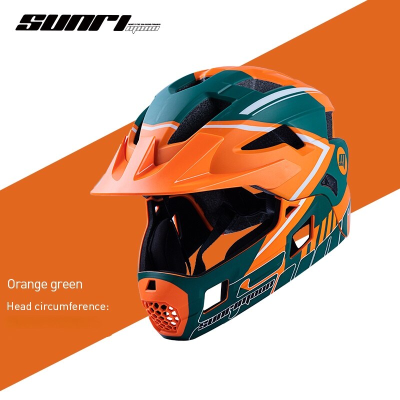 SUNRIMOON Full Face Pubike Push Bike Helmet Cyclin... – Grandado