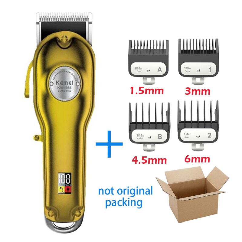 Kemei Hair Trimmer Cordless Hair Cutter Rechargabl... – Grandado