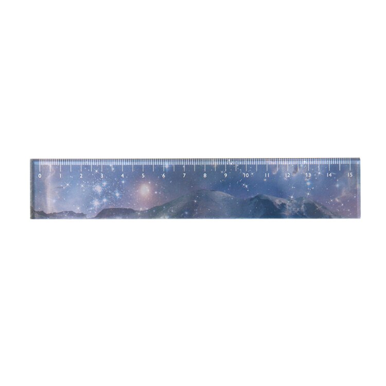 6 designs 15 cm Starry sky Acrylic color ruler mul... – Vicedeal