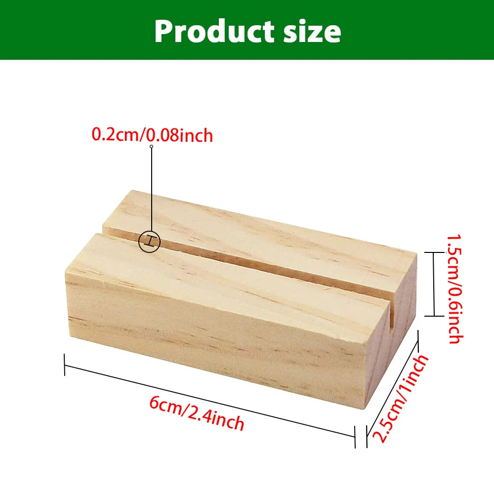 Wooden Place Card Holders, Photo & Picture Stands,... – Vicedeal