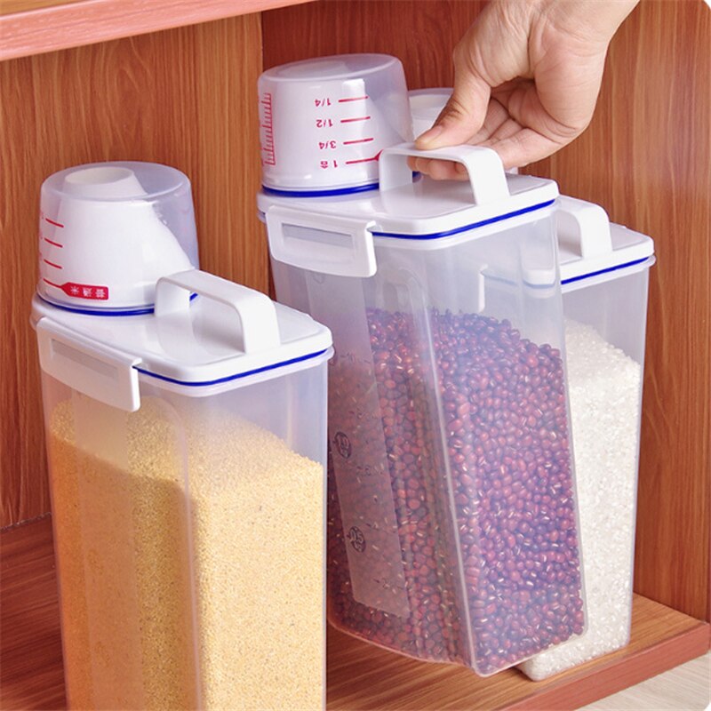 Sealed Cereal Insect-Proof Rice Bucket with Measur... – Grandado