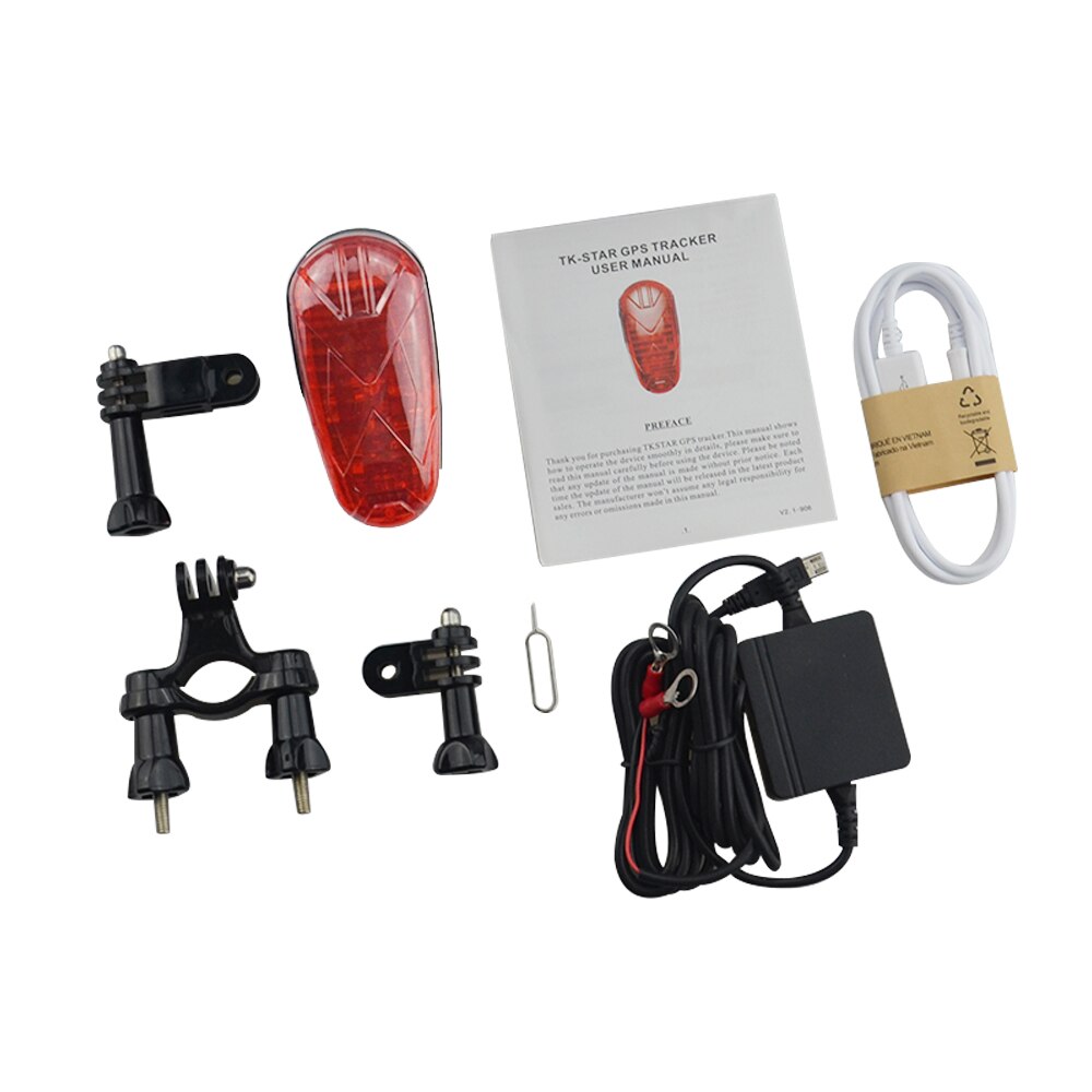 Gps Bicycle and Motorcycle Tracker TK906 Tracks an... – Grandado