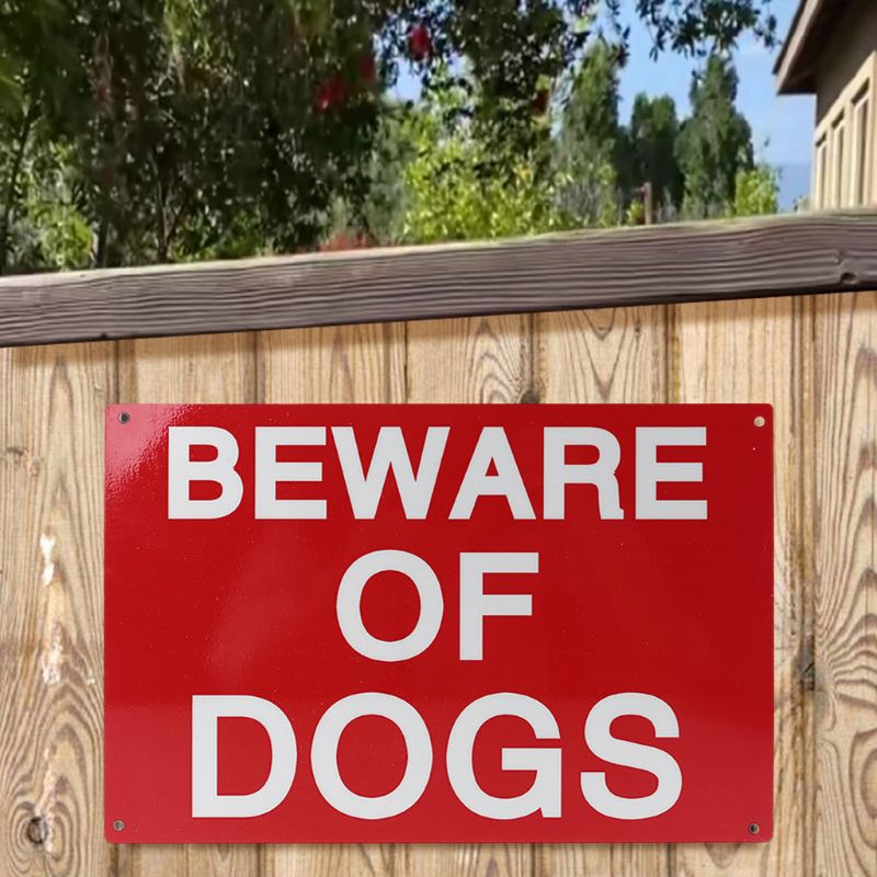 Indoor Outdoor Use 30x20cm 11.8x7.8 Inches Aluminu... – Grandado