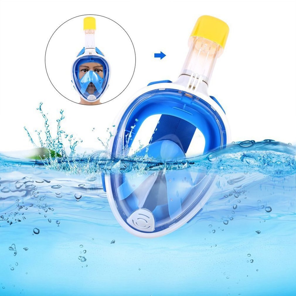 Full Face Snorkel Mask Seaview 180 Anti-fog Anti-l... – Grandado