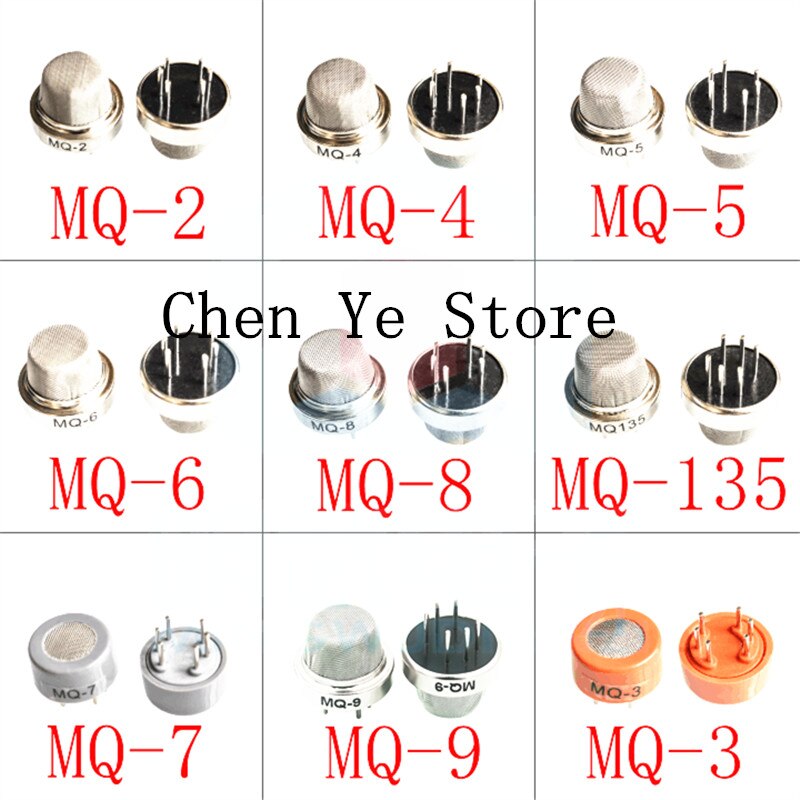 MQ Sensor de Gas MQ135 MQ-2 MQ-3 MQ-5 MQ-6 MQ-7 MQ... – Grandado
