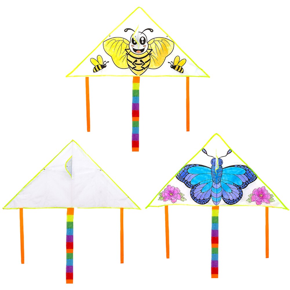 DIY Graffiti Kite Blank Triangle Kite Outdoor Kite... – Grandado