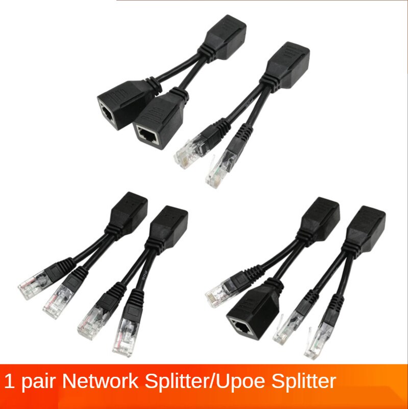 2 Stuks/1 Paar RJ45 Splitter Combiner Upoe Kabel K... – Vicedeal