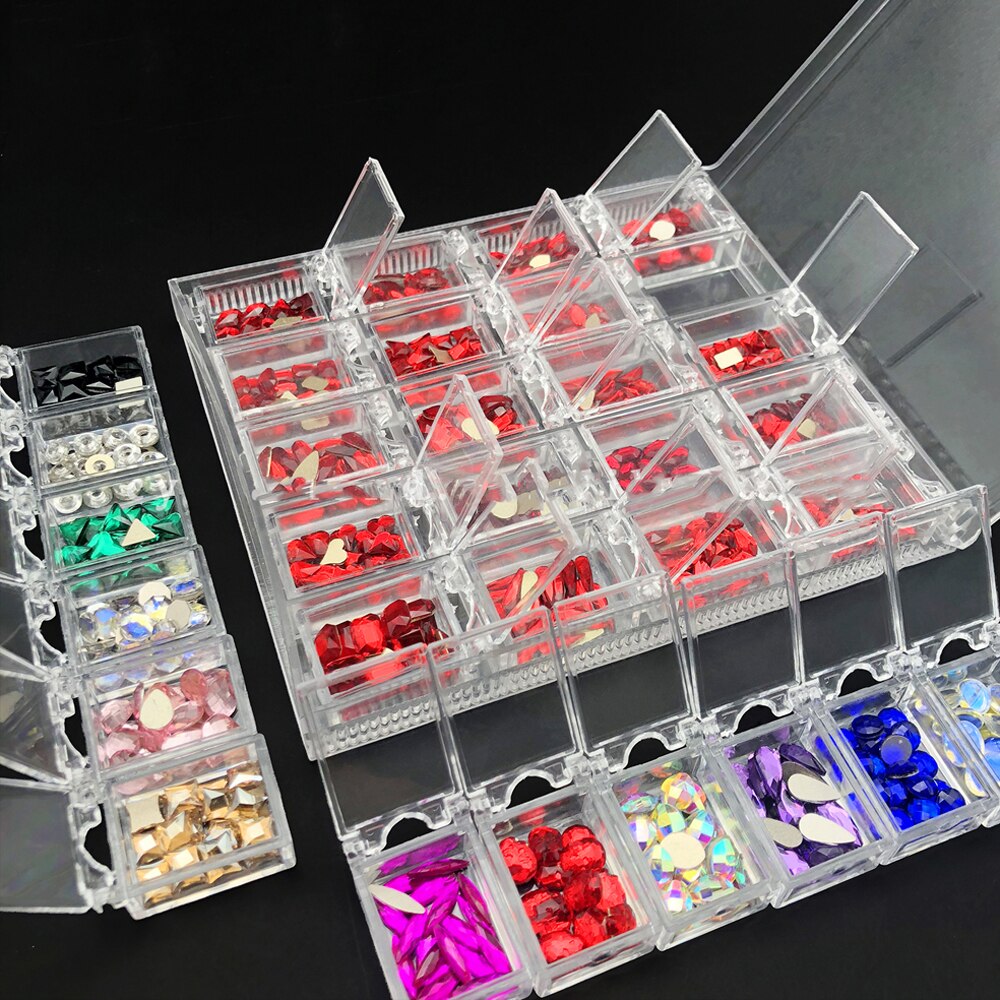 20 størrelse /400 stk negle rhinestones krystal na... – Grandado