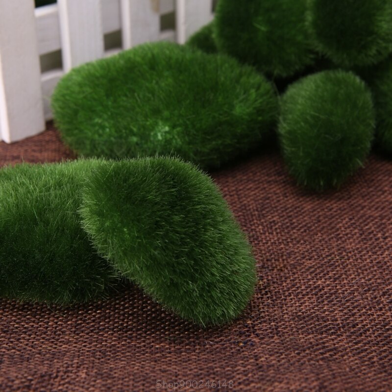 10Pcs Moss Balls Decorative Stone Artificial Simul... – Grandado