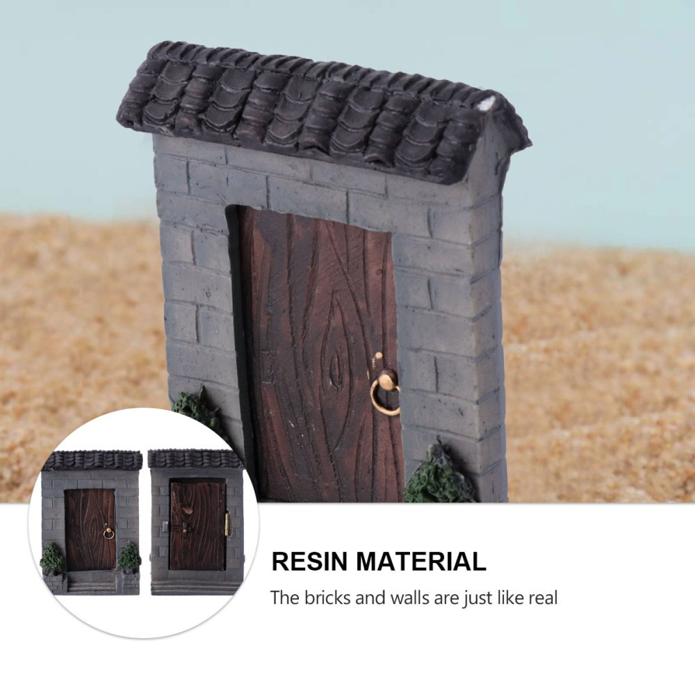 2Pcs Miniature Door Adornment Lightweight Natural ... – Grandado