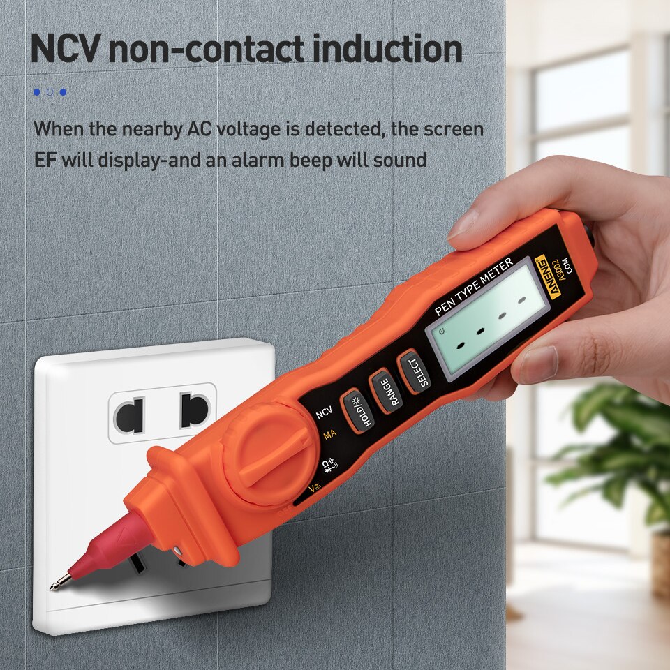 A3002 Digital Multimeter Pen Type 4000 Counts with... – Grandado