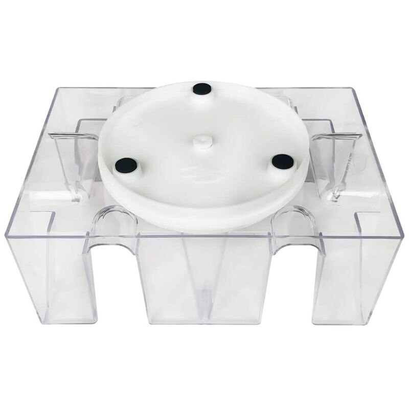 OOTDTY 2/6 Deck Transparent Poker Card Box PC Play... – Grandado