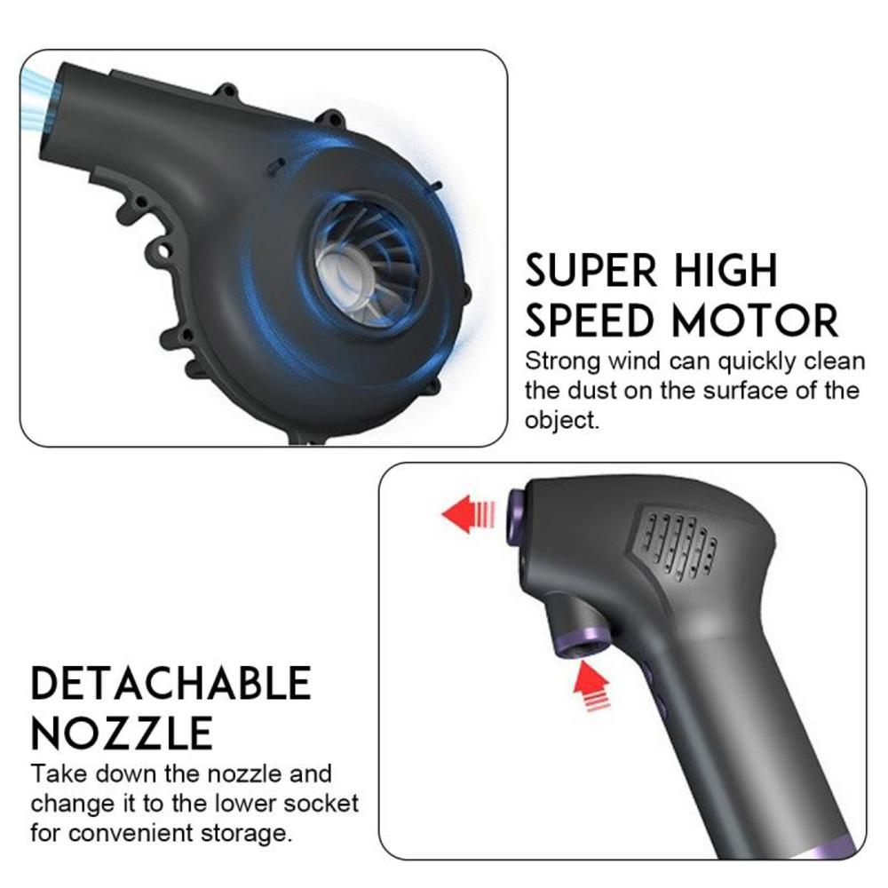 45000 RPM Wireless Air Duster Cleaner Blower Hand-... – Grandado