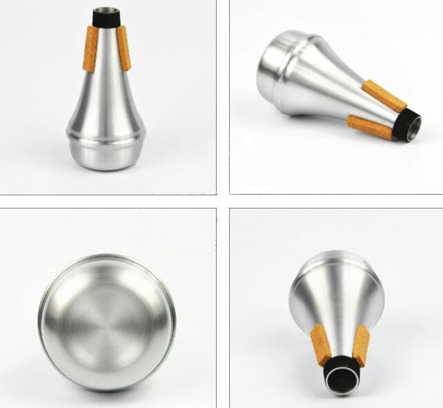 aluminum Trumpet Mute silver plated Musical instru... – Grandado